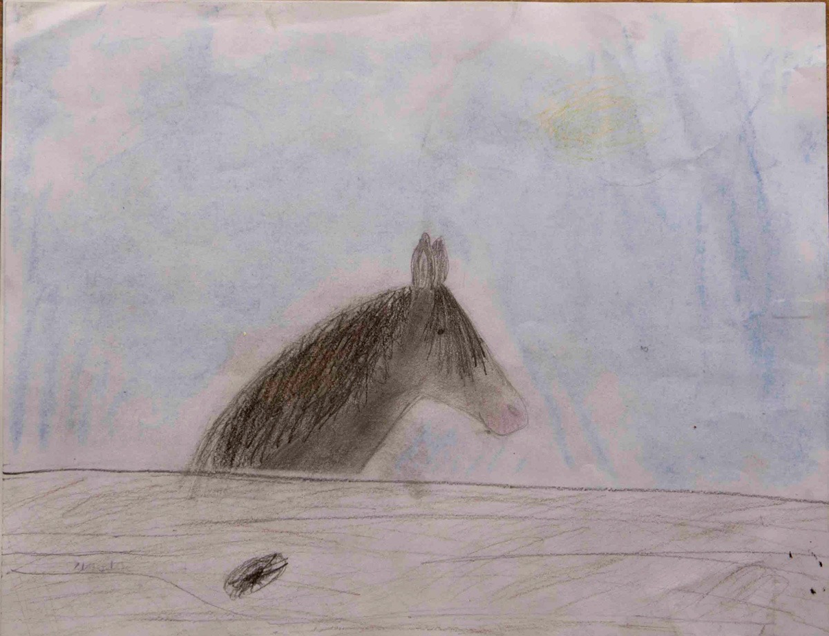 2017 Youth Art Contest – 8 & Under Age Division - Western Horseman