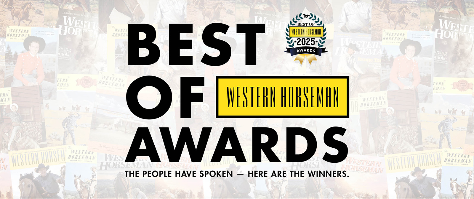 2025 BEST OF WESTERN HORSEMAN AWARD WINNERS ANNOUNCED - Western Horseman